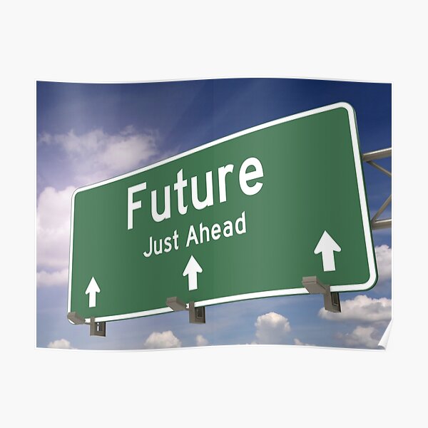 "Future,future ahead sign,sign art,modern abstract art,abstract canvas ...