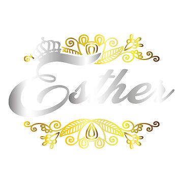 "Esther name design - Esther- i'm Esther, gift for Esther- Happy birth ...
