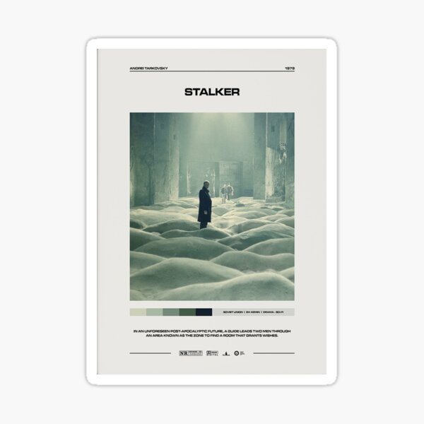"Stalker - Andrei Tarkovsky" Sticker for Sale by Christyptzy | Redbubble