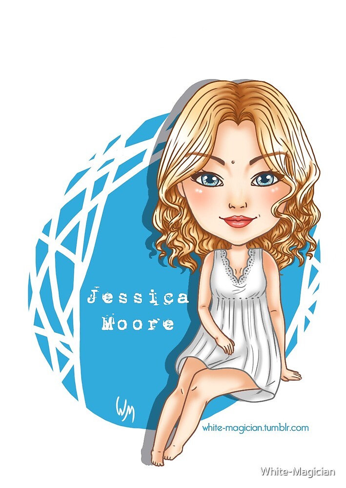 "Jessica Moore - Supernatural Chibi" by White-Magician | Redbubble