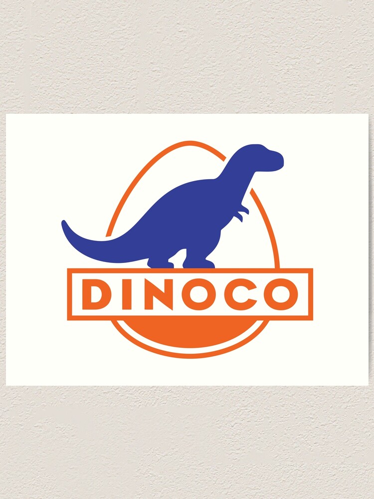 "Dinoco Logo " Art Print for Sale by qaplats | Redbubble