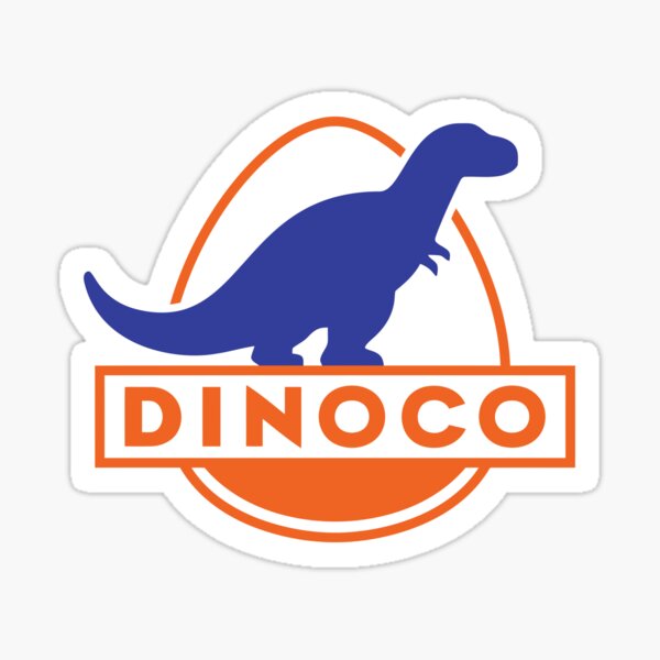 "Dinoco Logo " Sticker for Sale by qaplats | Redbubble