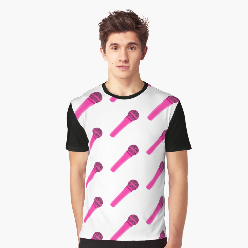 "Pink Microphone | Singing | Gifts for Music lovers | Karaoke" Sticker ...