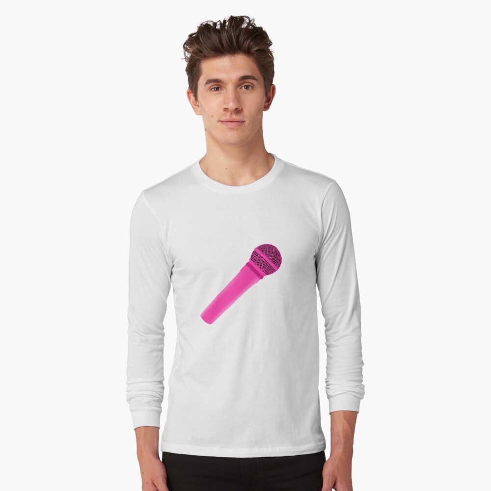 "Pink Microphone | Singing | Gifts for Music lovers | Karaoke" Sticker ...