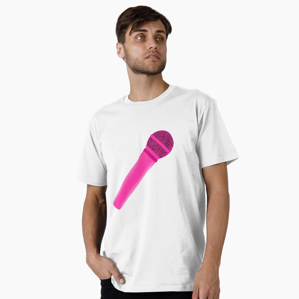 "Pink Microphone | Singing | Gifts for Music lovers | Karaoke" Sticker ...