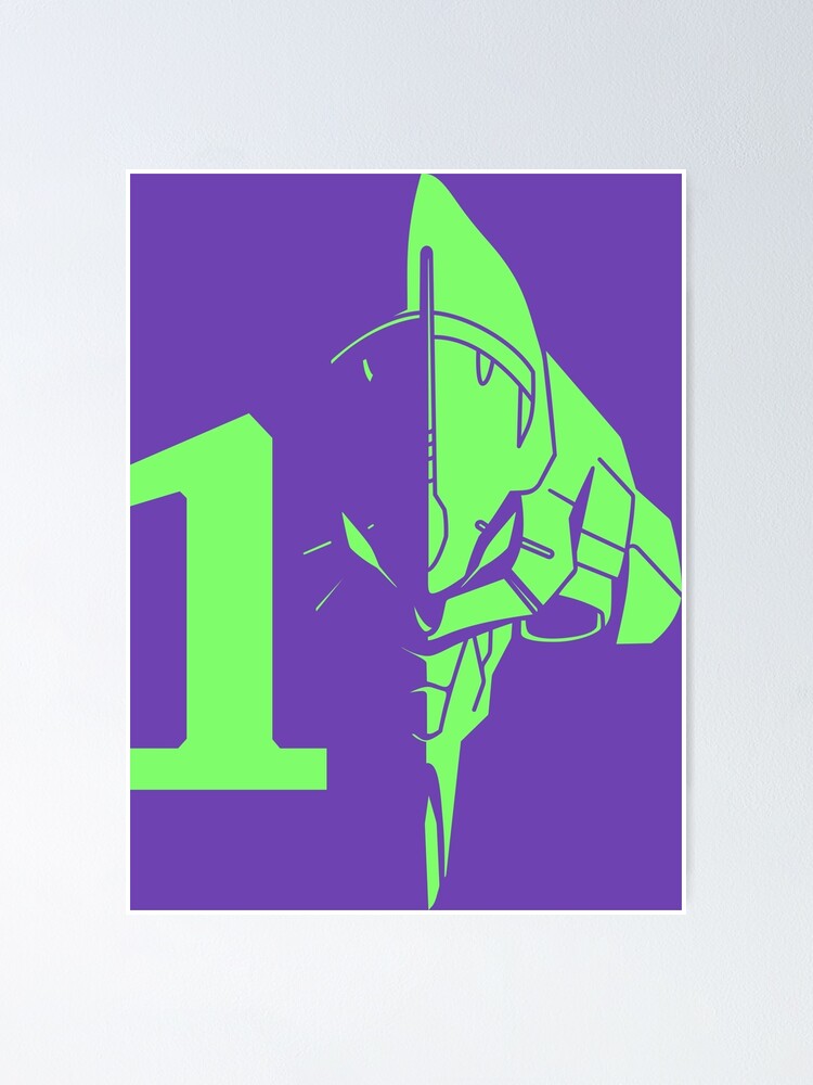 "Rebuild Evangelion Eva 01 / ヱヴァンゲリヲン新劇場版" Poster for Sale by JCBA ...