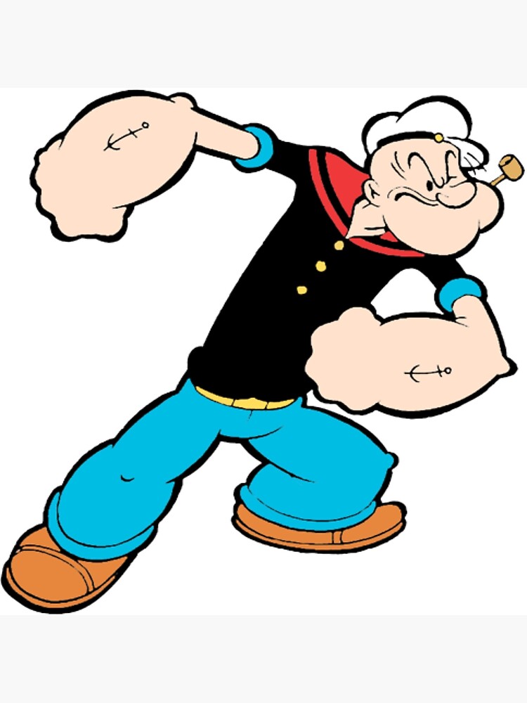 "Popeye The Sailor" Art Print for Sale by bestoffers | Redbubble
