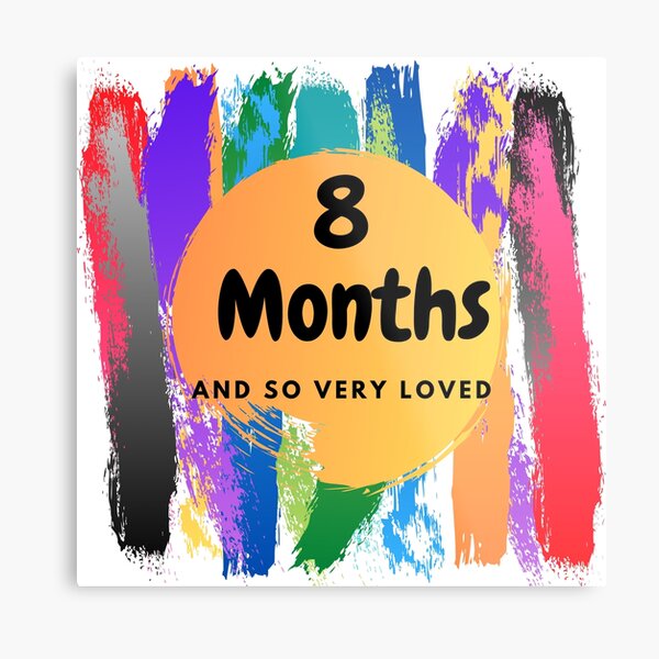 "8 month baby age counter and mother maturity pregnancy month counter ...