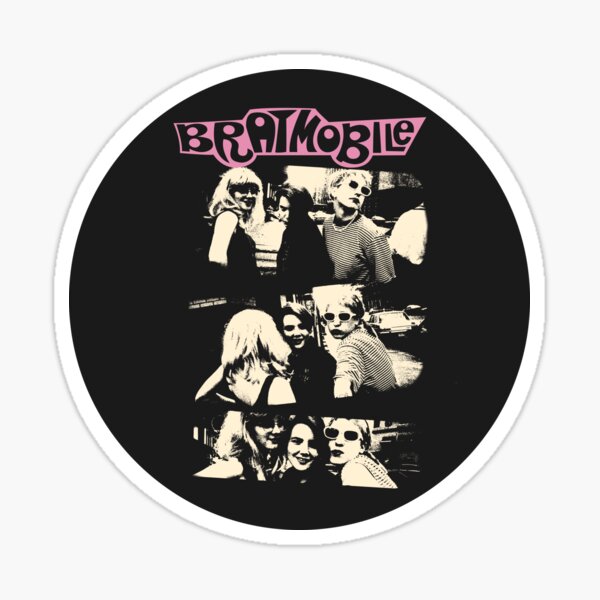 "Bratmobile Riot Grrrl" Sticker for Sale by eyepoo | Redbubble