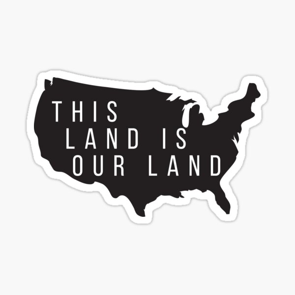 "This land is our land public lands usa" Sticker for Sale by ...