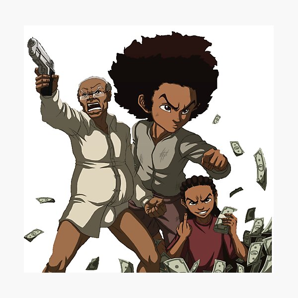 "The Boondocks Huey" Photographic Print by Minnorita | Redbubble