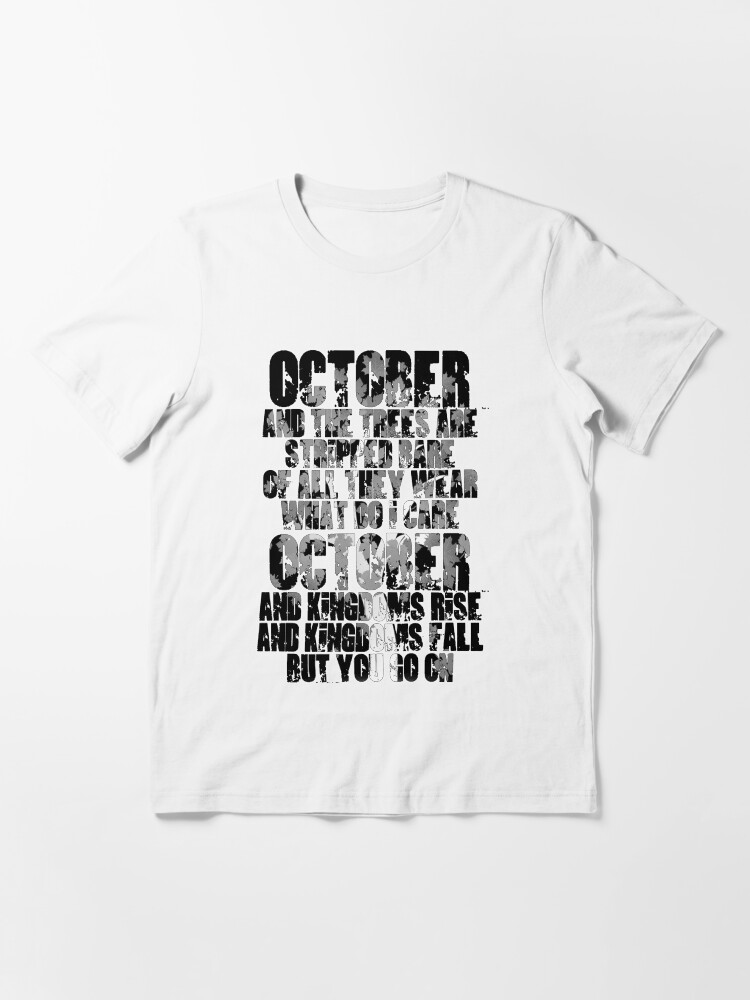 "u2 October" T-shirt for Sale by clad63 | Redbubble | u2 t-shirts ...