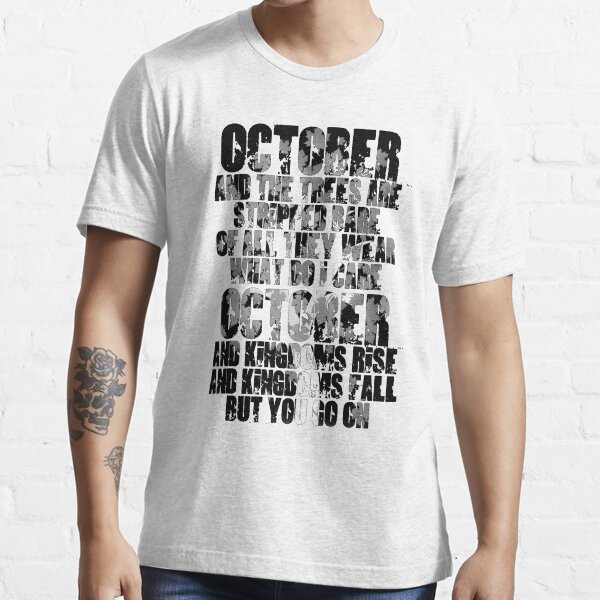"u2 October" T-shirt for Sale by clad63 | Redbubble | u2 t-shirts ...