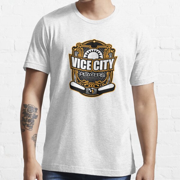 "Vice City Players - Orange - large logo" T-shirt for Sale by ElementaI ...