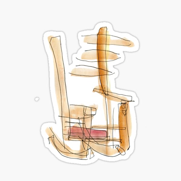 "rocking chair" Sticker for Sale by ladybirdblooms | Redbubble