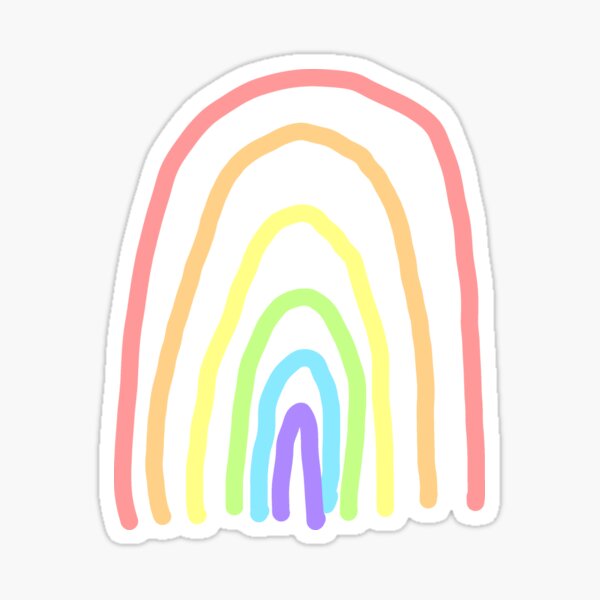 "Rainbow magic" Sticker for Sale by izzy-doodle-art | Redbubble