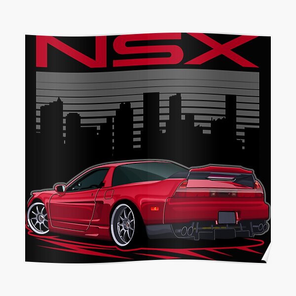 "Honda NSX" Poster by haiproject | Redbubble
