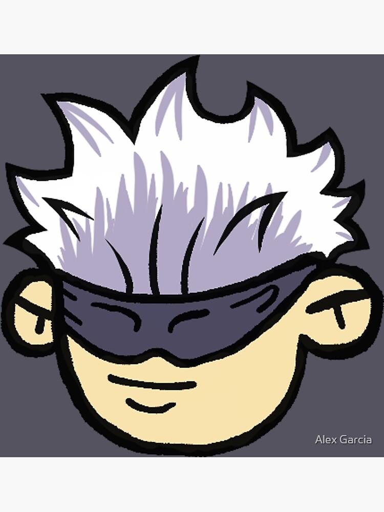 "Gojo Satoru Sensei Doodle" Photographic Print for Sale by AlexGarcia ...