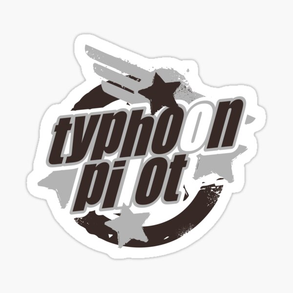 "Typhoon Pilot" Sticker for Sale by rustyredbubble | Redbubble
