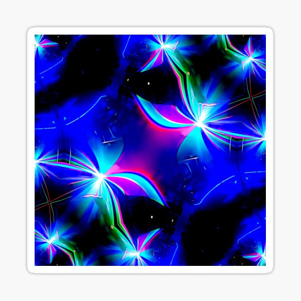 "Lazer Warp" Sticker by ACidysfunction | Redbubble