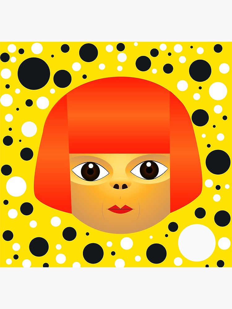 "kusama yayoi face art" Poster by monacrox23 | Redbubble