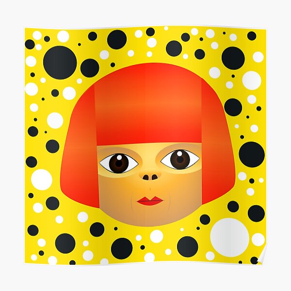 "kusama yayoi face art" Poster by monacrox23 | Redbubble