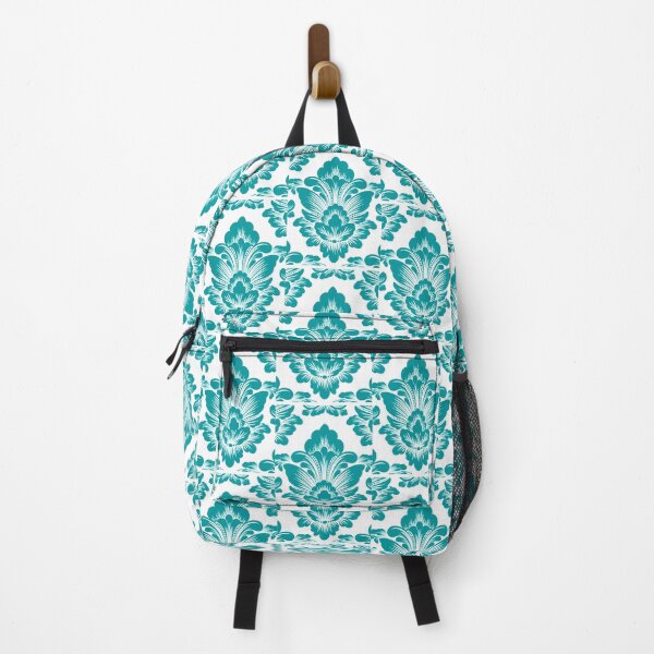 "Damask Teal " Backpack for Sale by TeeZonePlus | Redbubble