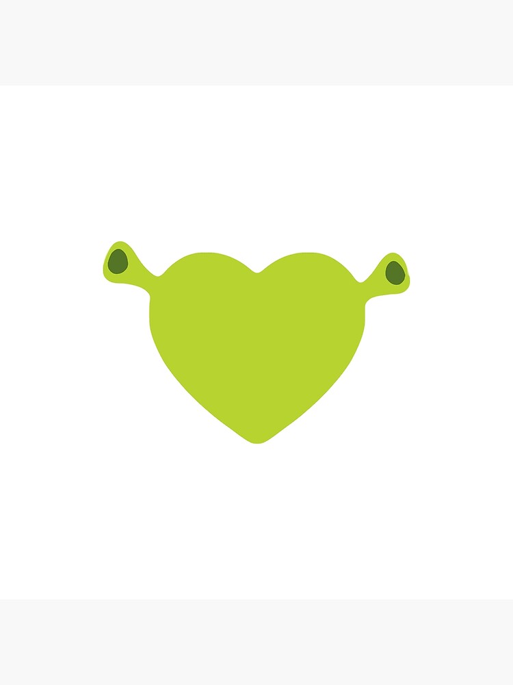 "Shrek Heart" Poster by wake25board | Redbubble