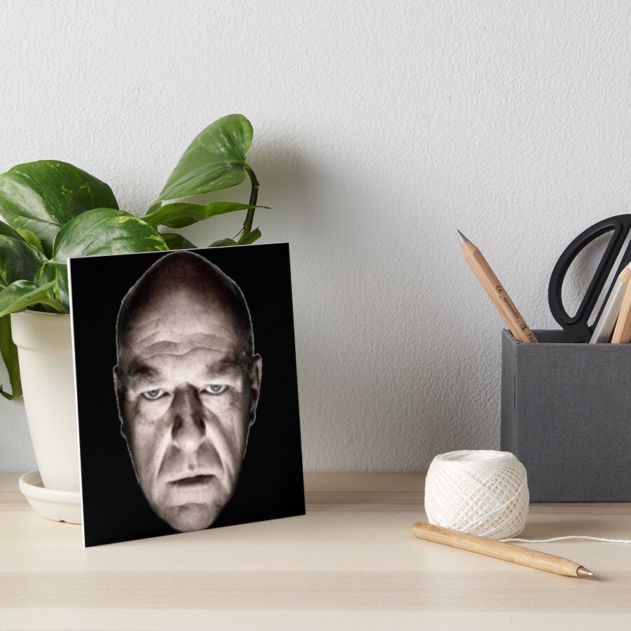"Hank Staring Meme" Art Board Print by oestra | Redbubble
