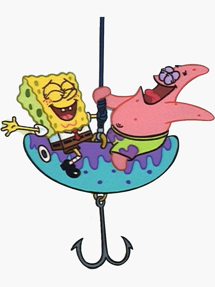 "The Hooks-Spongebob" Sticker for Sale by SunnyDays156 | Redbubble