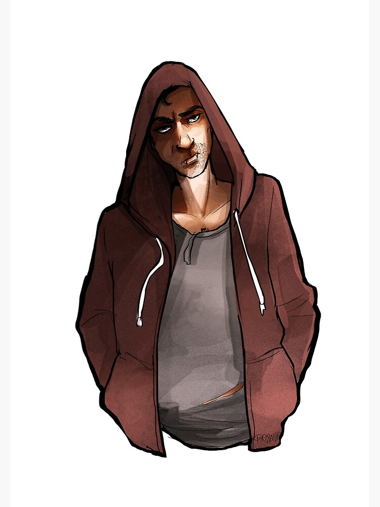 "Little Red Vampire Hood" Poster for Sale by dizinky | Redbubble