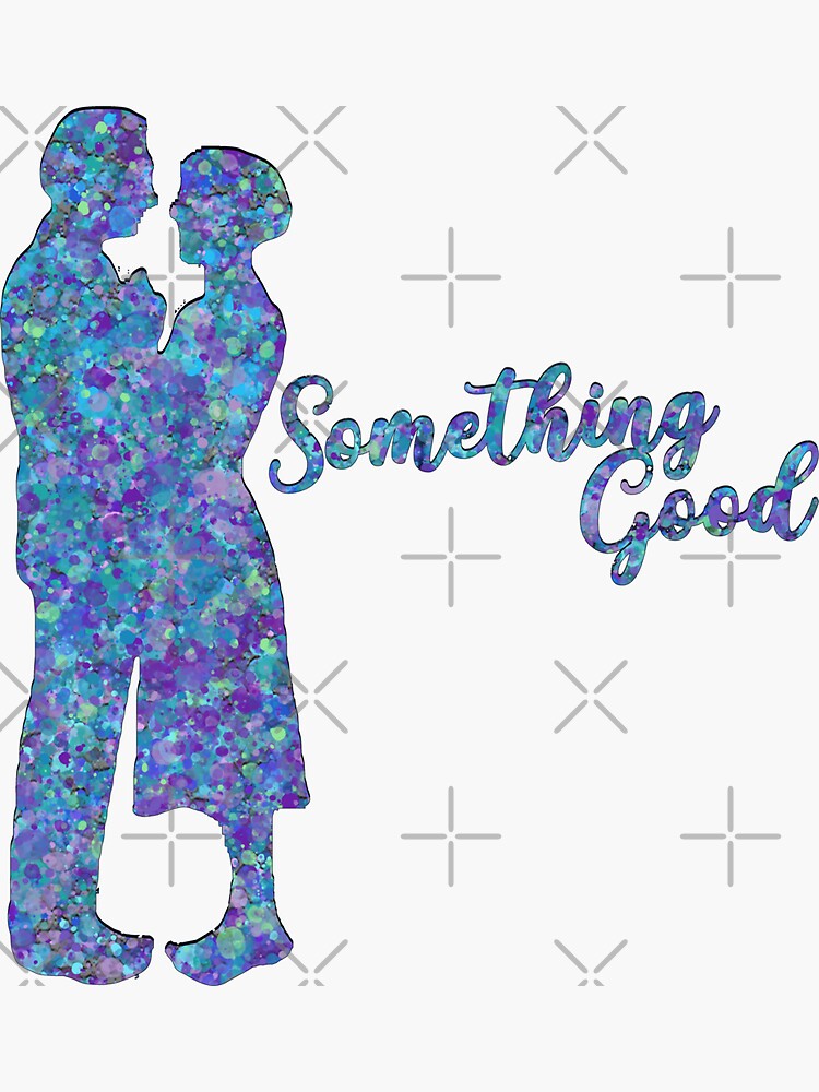 "Sound of Music Captain and Maria Outline Something Good" Sticker by ...