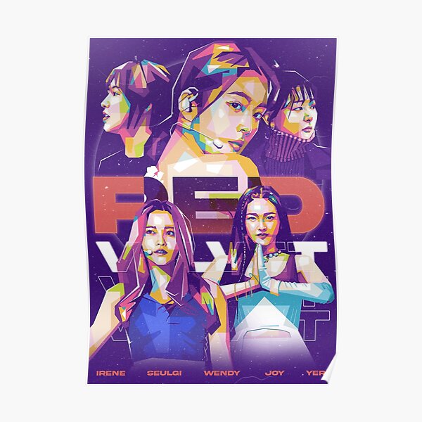 "RED VELVET" Poster for Sale by satutas | Redbubble