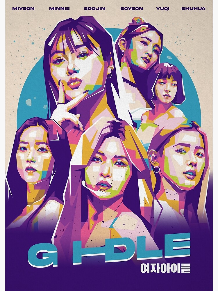 "G-IDLE" Poster for Sale by satutas | Redbubble