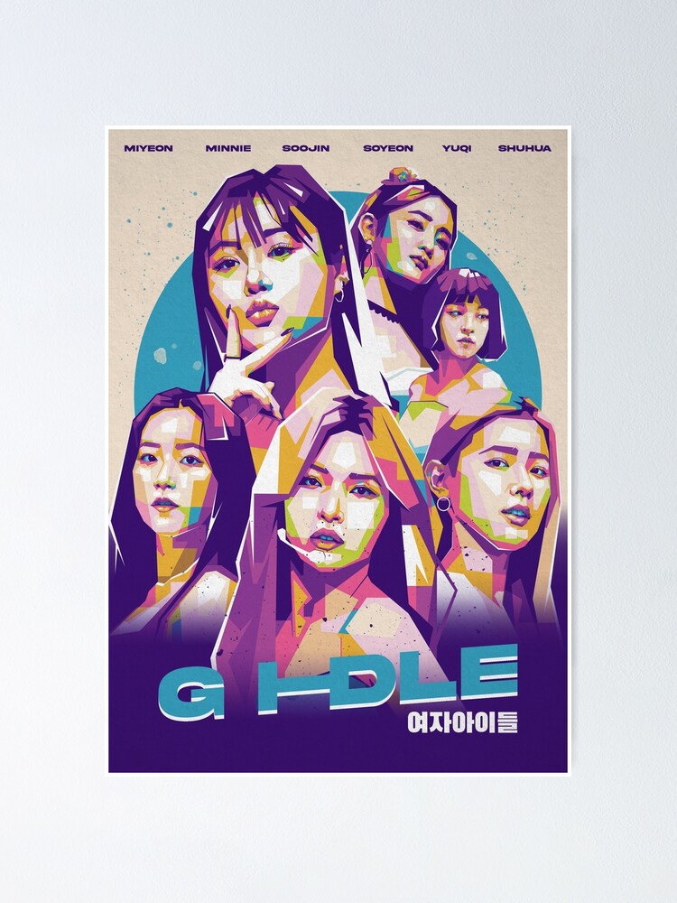 "G-IDLE" Poster for Sale by satutas | Redbubble