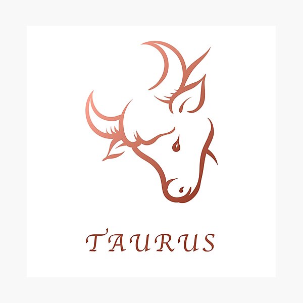 "Tarus: Show your atrological sign." Photographic Print for Sale by ...