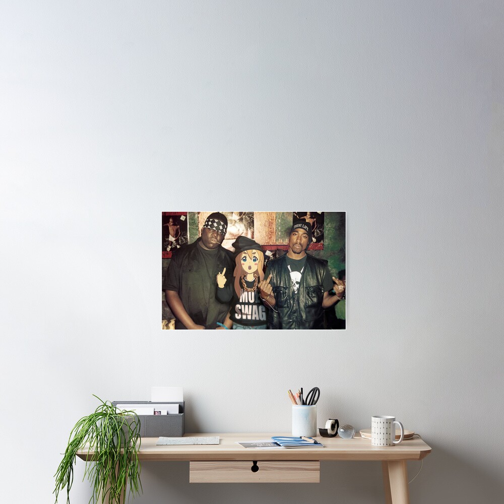"Moe Swag with my homies" Poster for Sale by Gangstas-Waifu | Redbubble
