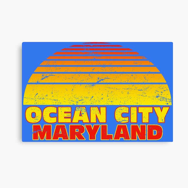 Ocean City Maryland Canvas Prints | Redbubble