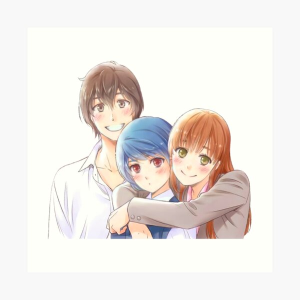 Lámina artística «Domestic Girlfriend - Natsuo X Rui & Hina » de ...