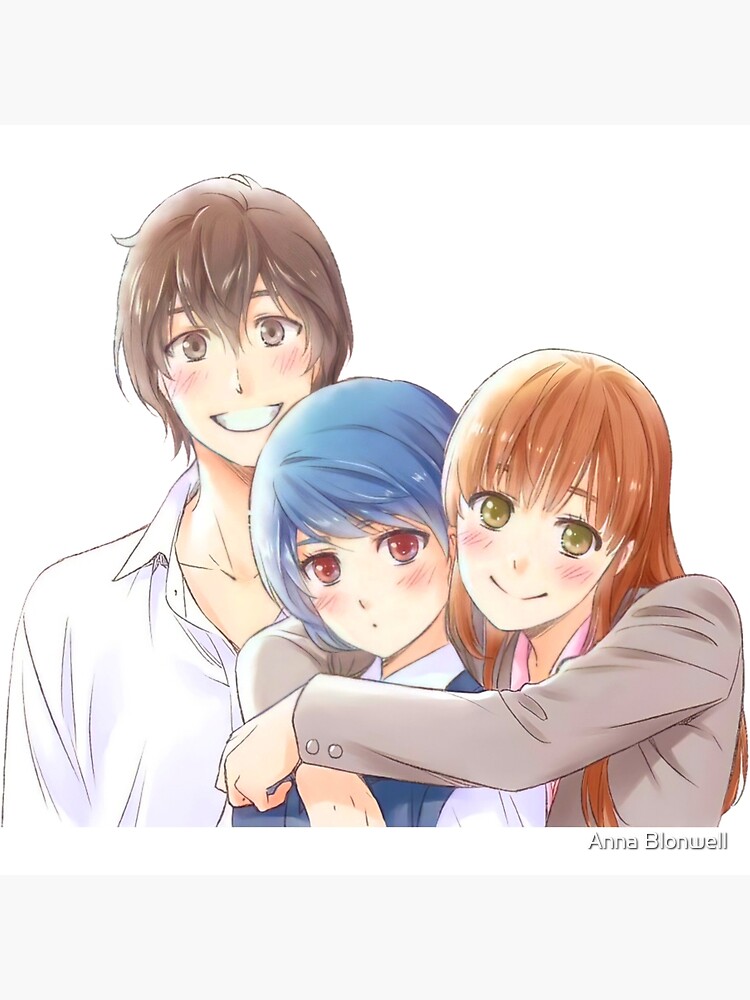 Lámina artística «Domestic Girlfriend - Natsuo X Rui & Hina » de ...