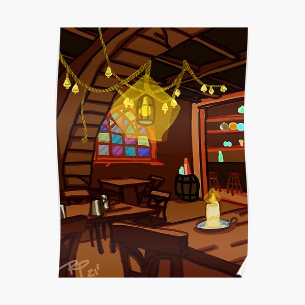 "Rowdy Raven tavern" Poster for Sale by Gamergirlfan89 | Redbubble