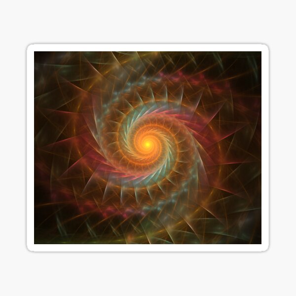 "Infinity Spiral Series I" Sticker by cannemoser | Redbubble