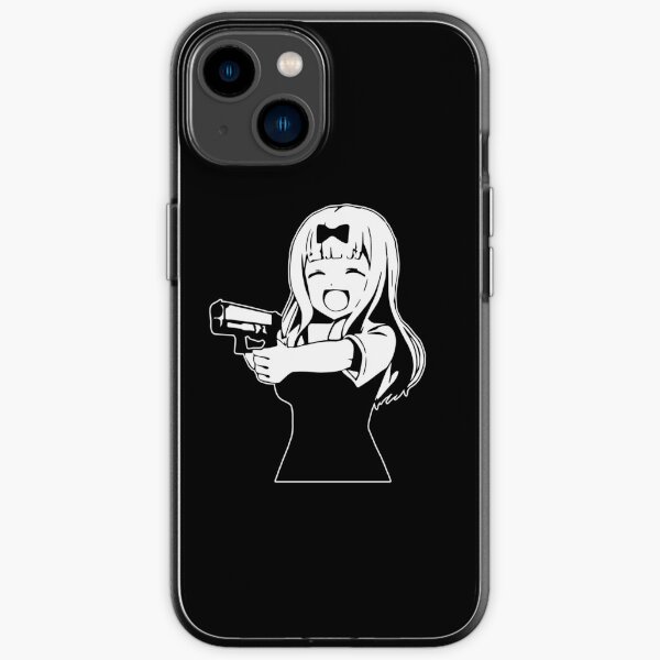 "Chika fujiwara holds a gun anime girl with a gun" iPhone Case for Sale ...