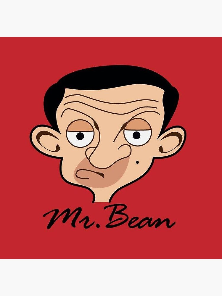"Mr Bean" Sticker for Sale by Bright-Star1 | Redbubble
