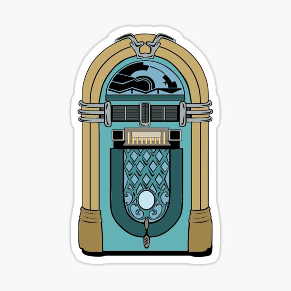 "jukebox" Sticker for Sale by Sol-Shop13 | Redbubble
