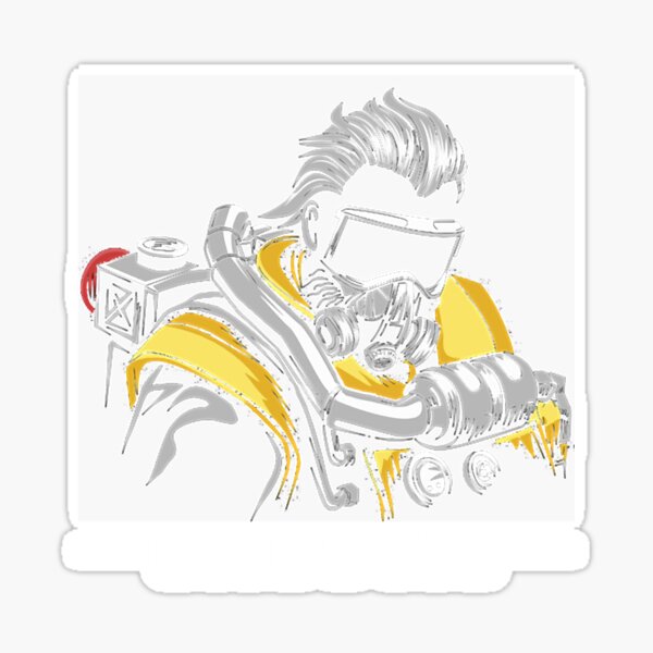 "Funny Apex Legends Video Game Caustic " Sticker for Sale by ...