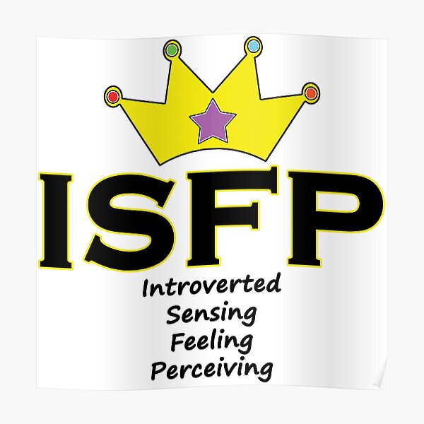 "ISFP - Typography Design 2" Poster for Sale by art-by-shadab | Redbubble