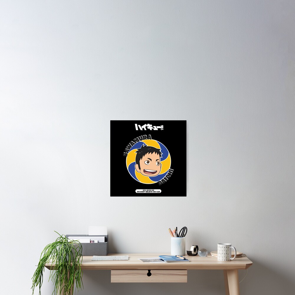"HAIKYUU:SAWAMURA DAICHI CHIBI" Poster by Tamasnorbert | Redbubble
