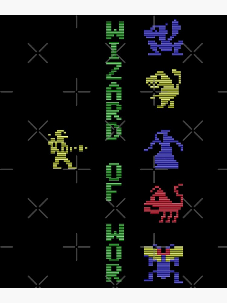 "Wizard of Wor retro theme" Poster for Sale by animeri | Redbubble