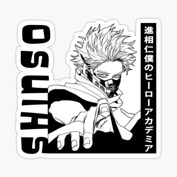 "my hero academia hitoshi shinso" Sticker by Papparon | Redbubble